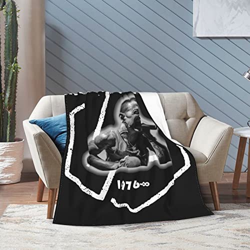 Chester Bennington Blanket Flannel Super Soft Fleece Lightweight Throw Blanket for Bed Couch Sofa Bedroom Warm Blanket 60"X50"