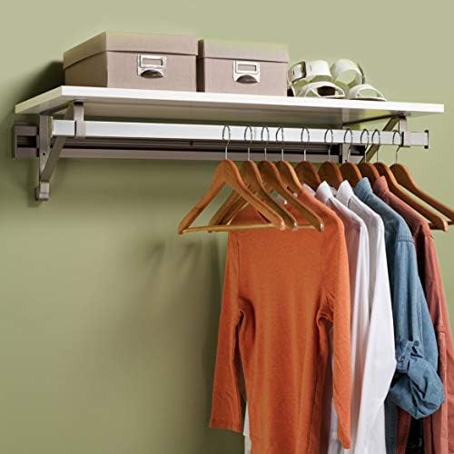 Arrange A Space Shelf Single Hang Closet System, 72", White
