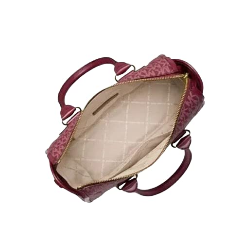 Michael Kors Carine Medium Logo Satchel (Mulberry Multi)