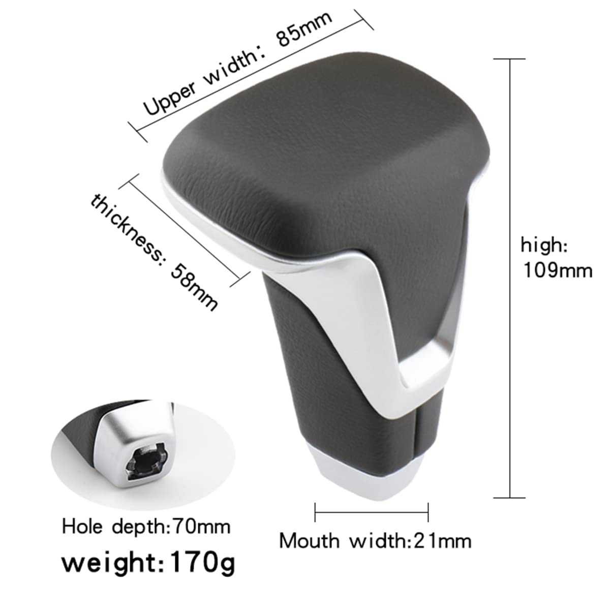WHNBYYD Car Automatic Transmission Gear Shift Knob Handle Compatible for Dodge Journey (Compatible for Dodge)