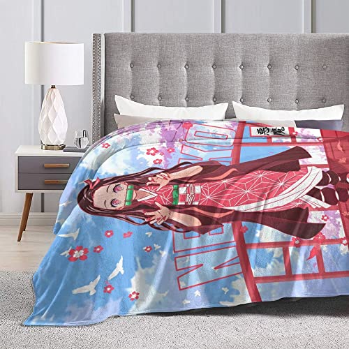 ixqekuc Anime Blanket Merch Ultra Soft Throw Blanket Warm Bed Blanket for Travelling Camping Living Room Sofa Bedroom Decor Gifts NO.4-50"x40"