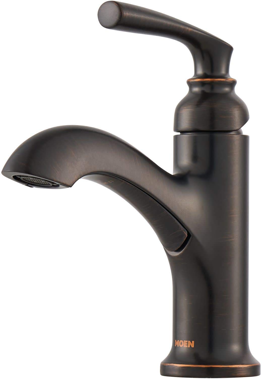 Hilliard 1+3 Hole 1 Lever Handle Mediterranean Bronze Lavatory Faucet