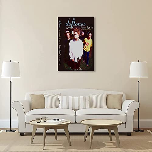 Glodse Band Poster Deftones Poster Art Wall Canvas Pictures for Modern Room Decor Prints Unframed 12" x 18"