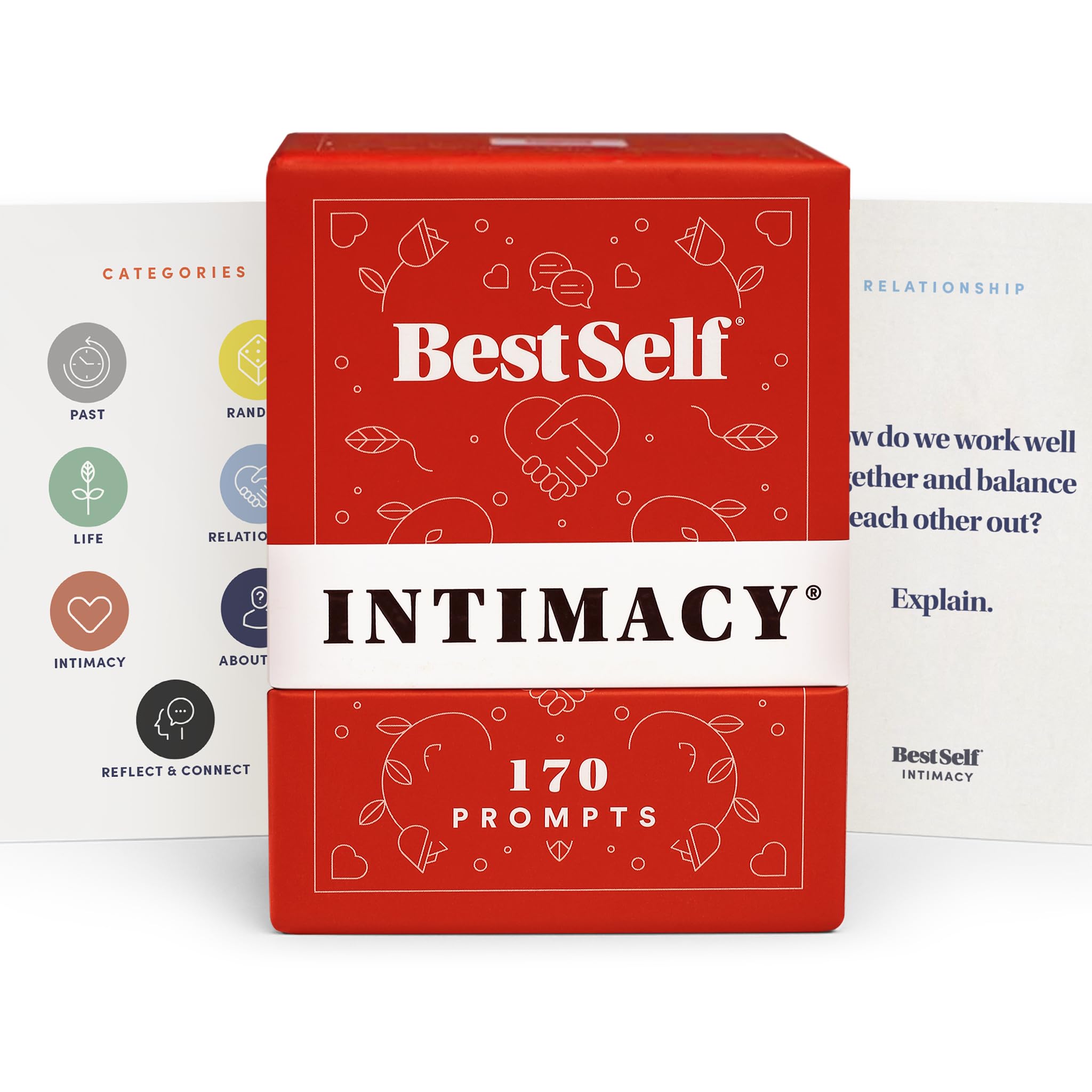 Couples Game Deck by BestSelf ― 150 Engaging Conversation Starters for Couples to Strengthen Their Relationship, Romance, Trust & Openness ― Best Couples Gifts and Couple Game