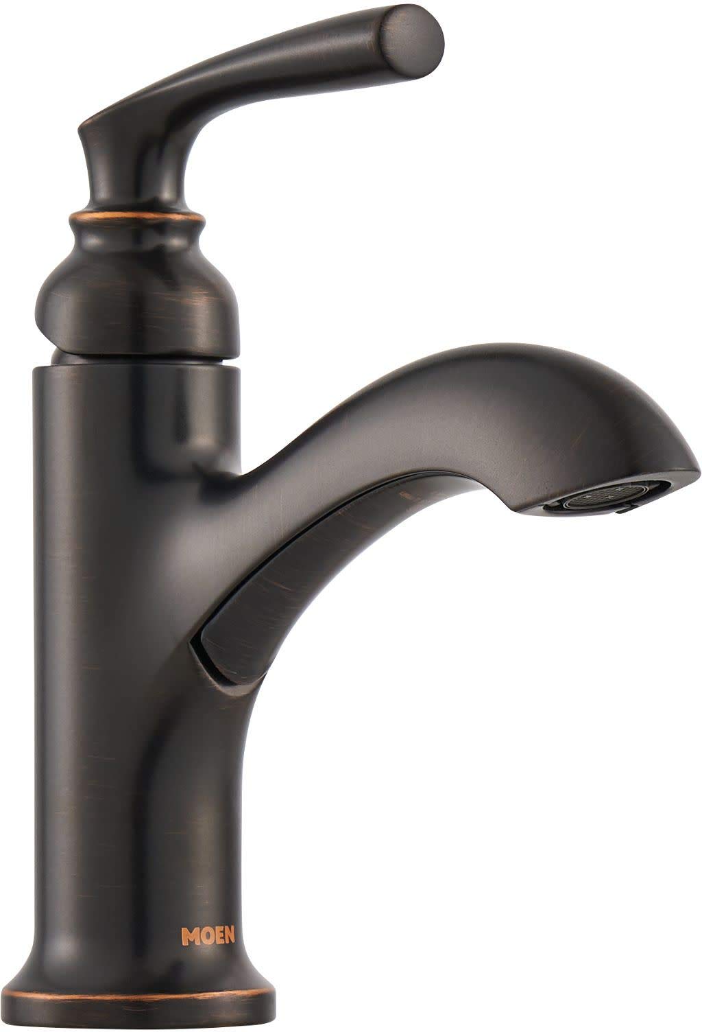 Hilliard 1+3 Hole 1 Lever Handle Mediterranean Bronze Lavatory Faucet