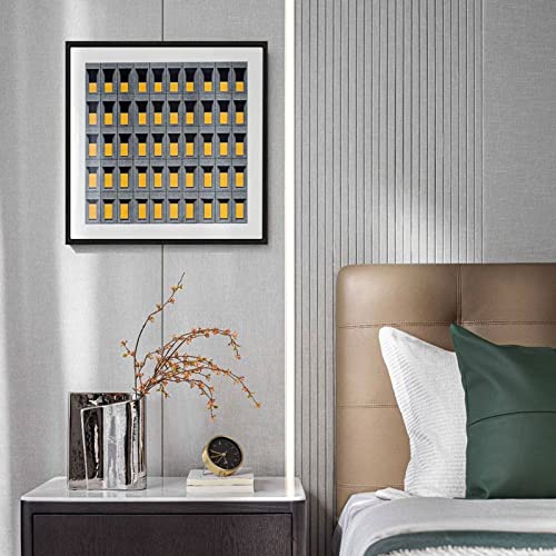 FOLKOR 12x12 Frame for Canvas Painting 0.6-0.8β Deep, 2 Pack Square Floater Frame for Canvas Prints, Floating frame for Wall Art Oil Painting Paint by Numbers Living Room Decor (Black)