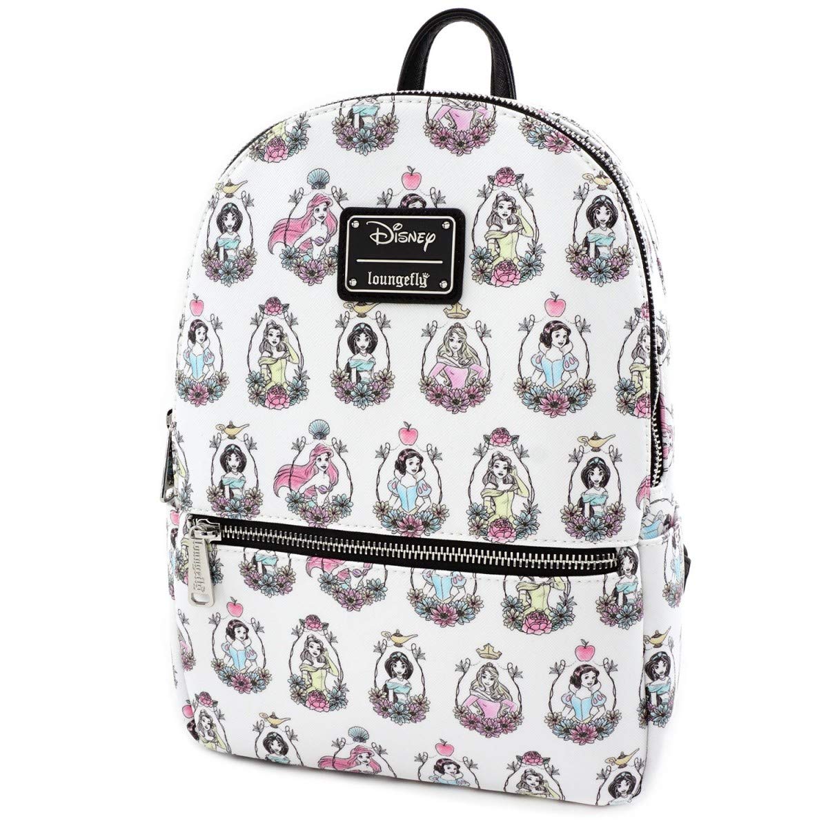 Loungefly Princess Portraits Faux Leather Mini Backpack Standard