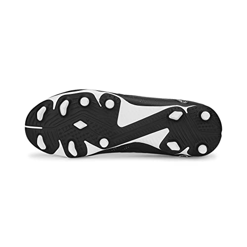 PUMA Future Play Firm Artificial Ground Sneaker, Black-White, 6.5 US Unisex Big Kid