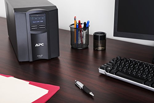 APC 1500VA Smart UPS with SmartConnect, SMT1500C Sinewave UPS Battery Backup, AVR, 120V, Line Interactive Uninterruptible Power Supply & UPS Network Management Card 3, Newest Model 2020 (AP9640)