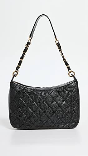 CHANEL Women's Pre-Loved Timeless Shoulder Bag, Caviar, Black, One Size