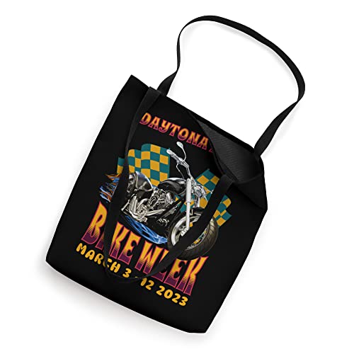 2023 DAYTONA BEACH BIKE WEEK RALLY FLAGS WITH FRONT ART Tote Bag