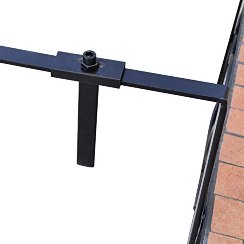 ZQQLVOO Hanging Balcony Table,Patio Table Decoration,Mosaic Table Outdoor,Mosaic Plant Stand,Garden Table,Tea Table,for Gardens,Decks,Porches and Backyards,Terracotta Mosaic