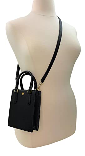 Tory Burch women's Blake Mini Shopper Tote (Black)