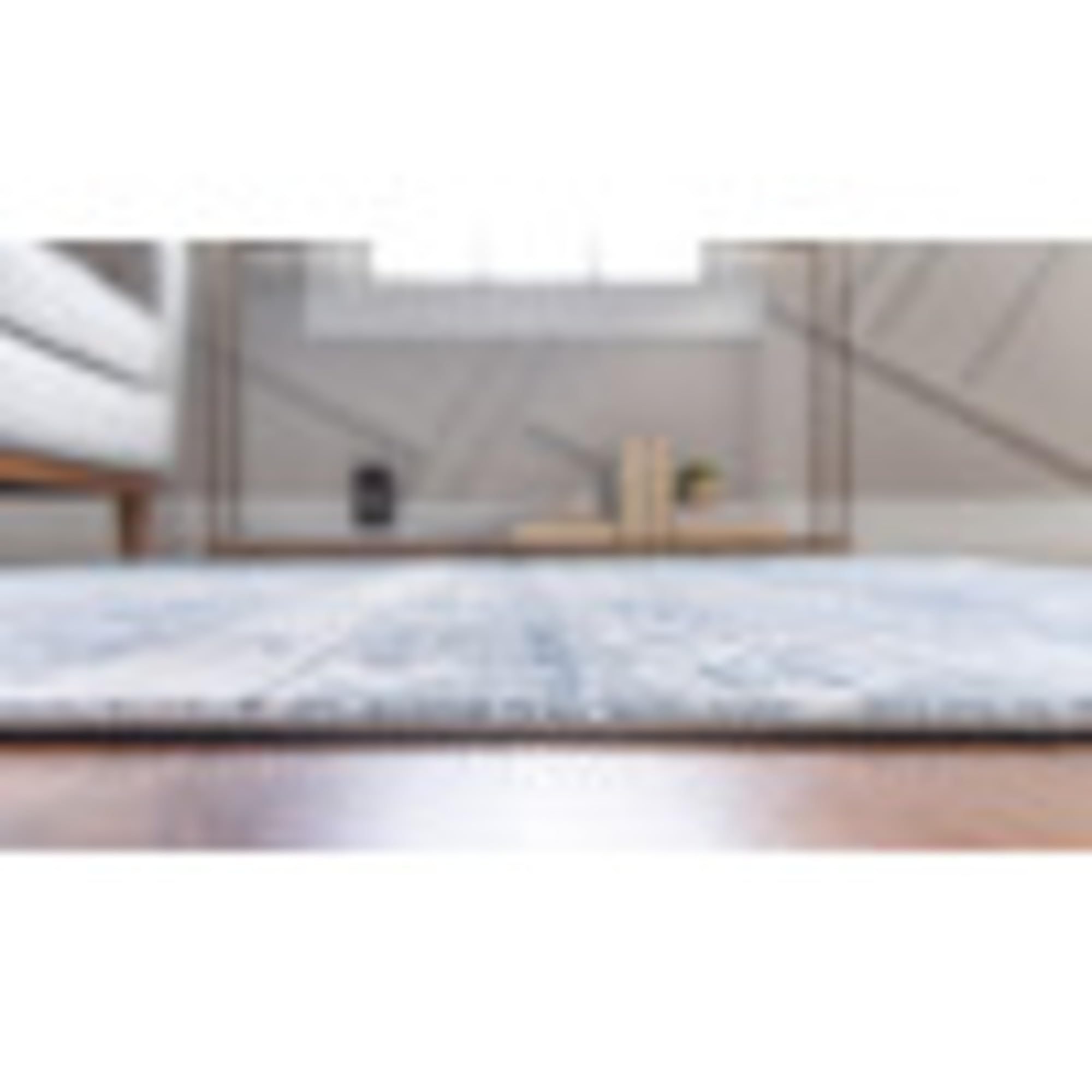 Unique Loom Portland Collection Southwestern Inspired Striped Tone Area Rug, 2 ft 2 in x 12 ft, Blue/Gray