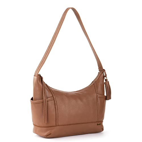 The Sak Womens Leather, & Silhouette, Supple, Kendra Hobo Bag in Leather Timeless Elevated Silhouette Soft Supple Handcrafted Sustainably, Tobacco, One Size US