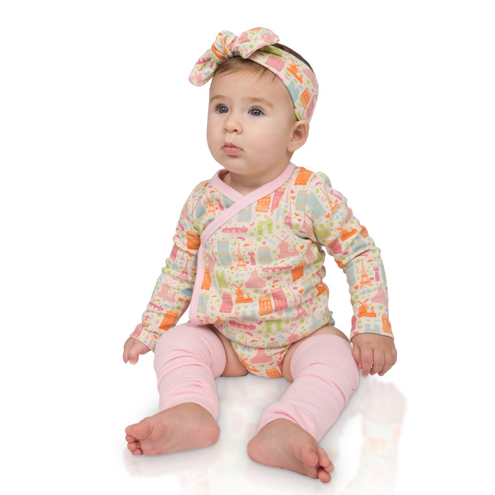 juDanzy Solid Light Pink Baby and Toddler Girl Leg Warmers