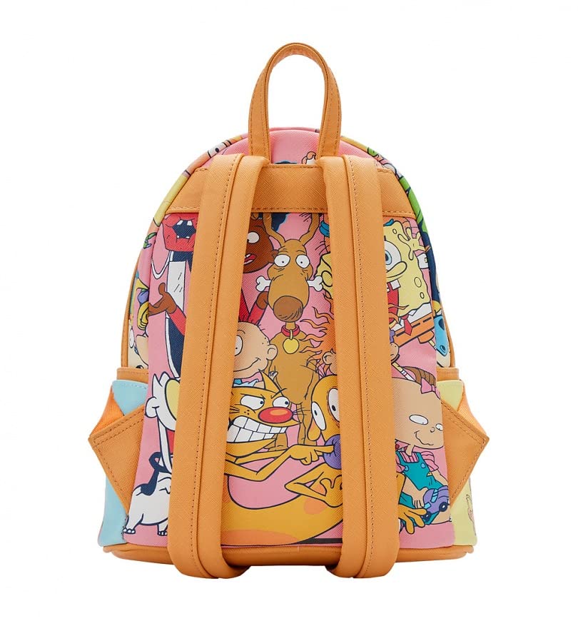 Loungefly Nickelodeon Nick 90's Color Block Double Strap Shoulder Bag