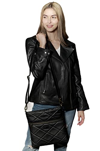 Crossbody Bag For Women, Premium 100% Top Grain Leather, The Maria - BJA Luxury Leather Goods