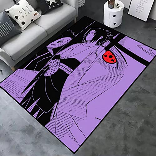 Anime Rug Thickened Non-Slip Locking Edge Large Size Customized Area Rug, Cartoon Mats Carpet Decoration for The Bedroom Living Room Dormitory (06, 24x36 inch)