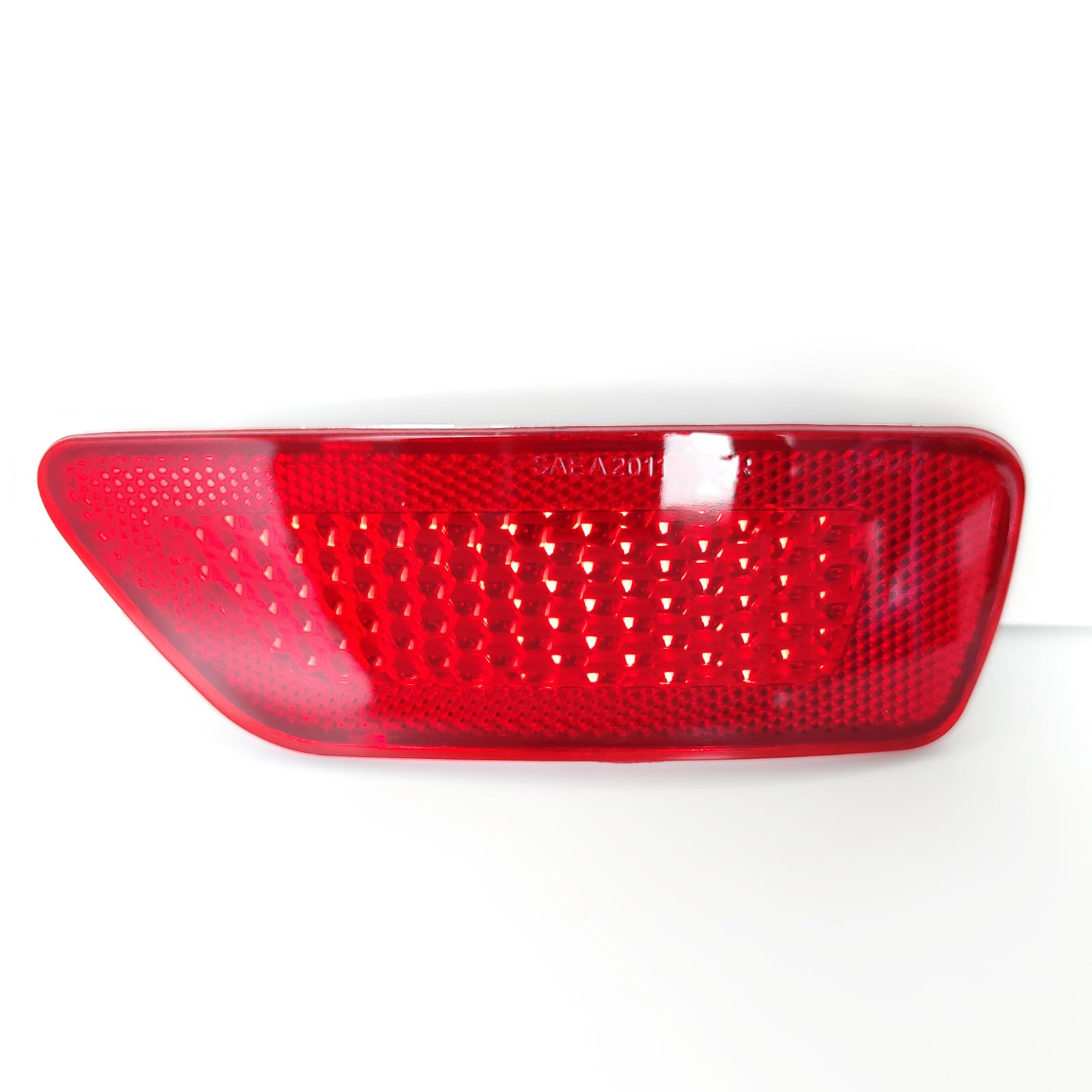 WGOHUI 57010720AC Right Passenger Side Rear Reflector Light Compatible with Jeep Grand Cherokee 2011-2021, Jeep Compass 2011-2017, Dodge Journey 2011-2020 with Fascia, Red Lens, CH1185100