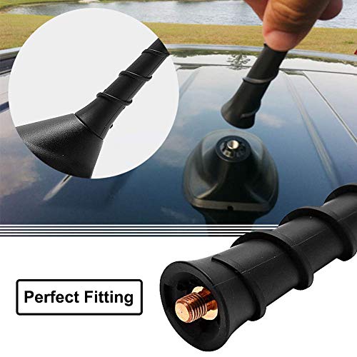 BASIKER Antenna fit for 2011-2025 Jeep Cherokee Grand Chrokee Renegade Compass, Dodge Journey Durango Dart Avenger Nitro, Chrysler 200 Fiat 500 Car Antenna Upgrade OEM 68297936AA 5091100AA