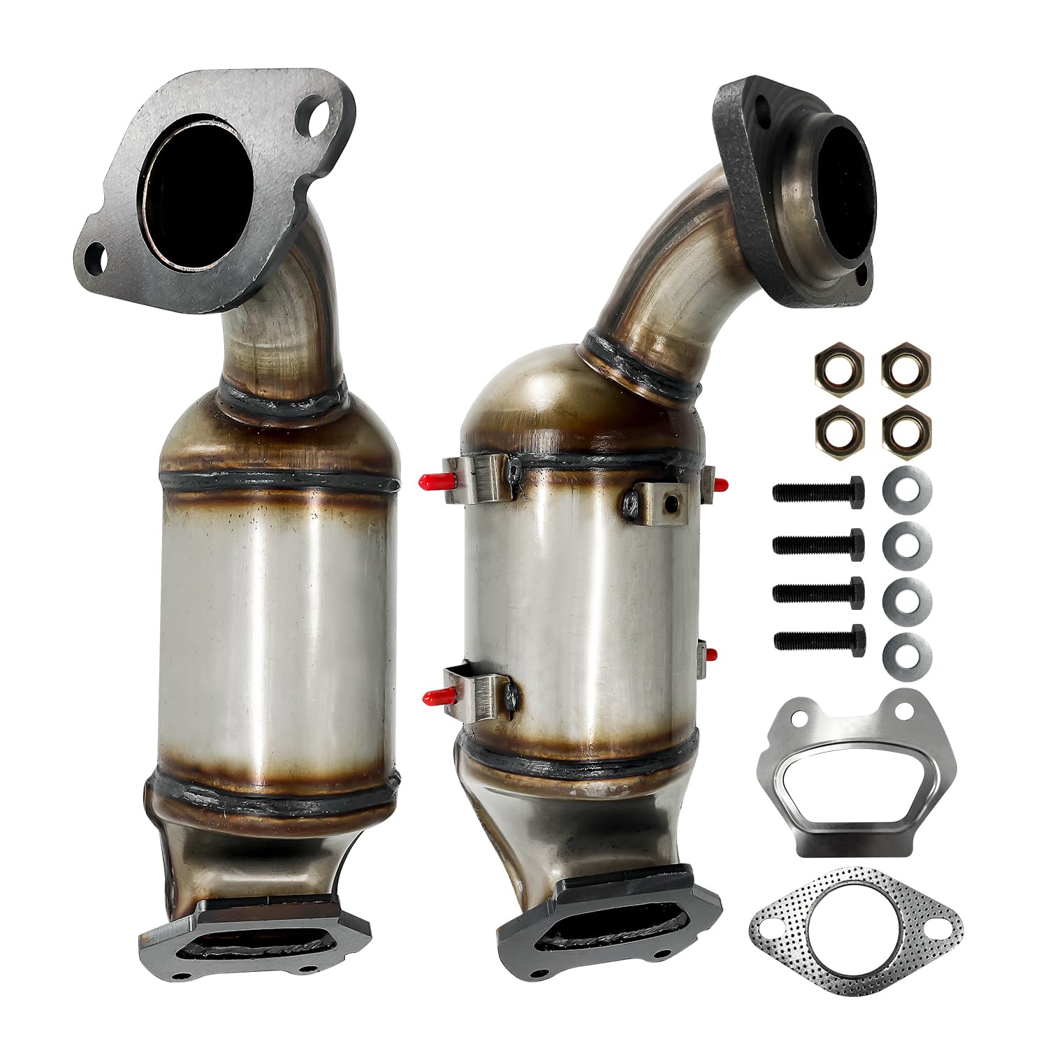 ARSTAK Front and Rear Catalytic Converter Fits for Dodge Grand Caravan, Journey, Avenger, for Chrysler Town & Country, 200, for R-outan & Ram C/V, 3.6L 2011-2019 (1 Pair)