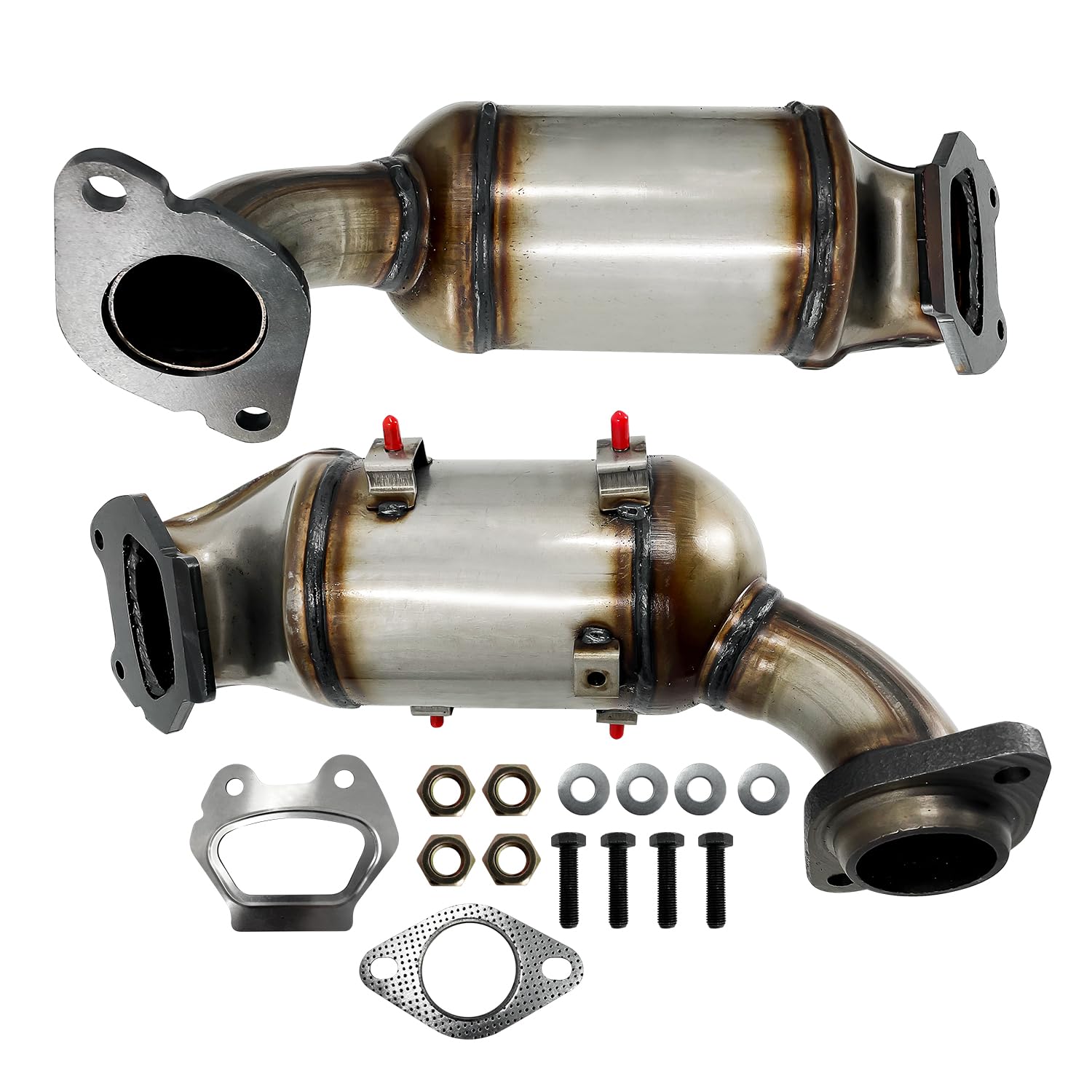 ARSTAK Front and Rear Catalytic Converter Fits for Dodge Grand Caravan, Journey, Avenger, for Chrysler Town & Country, 200, for R-outan & Ram C/V, 3.6L 2011-2019 (1 Pair)