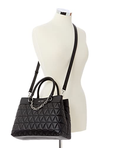 NINE WEST Judilee Satchel Black One Size