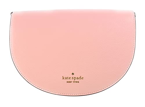 Kate Spade New York Crescent Flap Crossbody in Pebbled Leather (Chalk Pink)