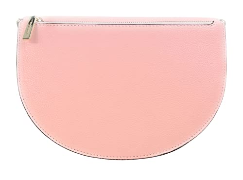 Kate Spade New York Crescent Flap Crossbody in Pebbled Leather (Chalk Pink)
