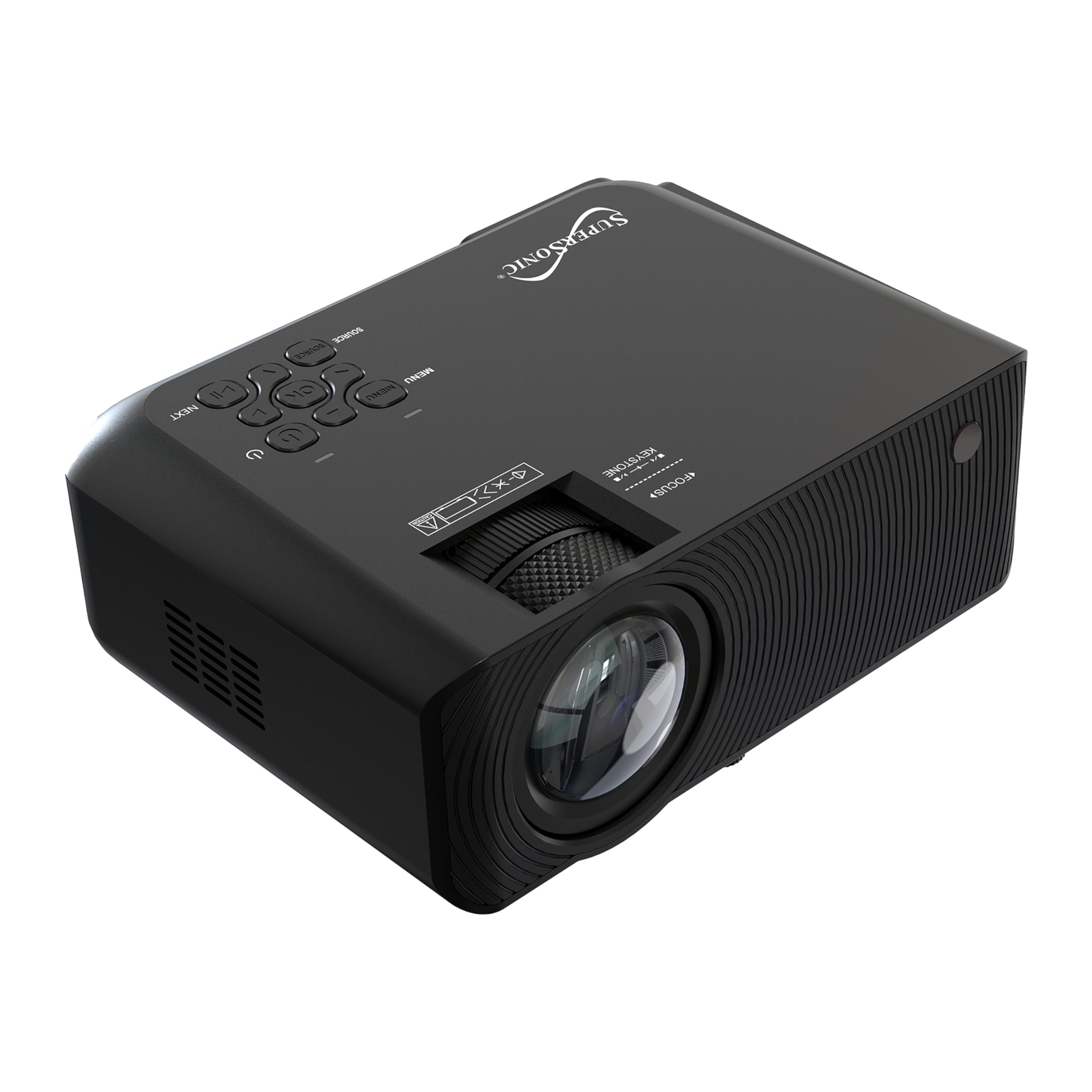 Supersonic SC-82P High Definition Home Theater Bluetooth Projector for Wireless connectivity to Bluetooth Soundbars and Speakers