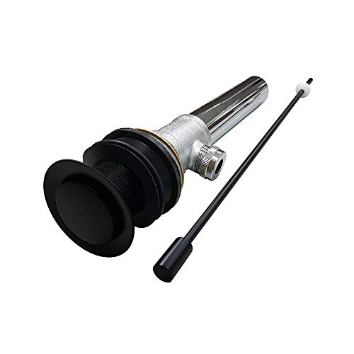 Kingston Brass KS8100MB Concord Bathroom Sink Drain, 7-13/16" Length, Matte Black