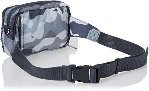 Kipling Womens Women's Merryl 2-in-1 Convertible Bag, Removable Shoulder Strap, Nylon Crossbody Bag, Cool Camo Grey, 7.75 L x 5 H 3 D US