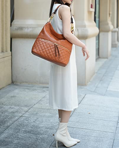 MKF Collection Shoulder Bag for Women, Vegan Leather Fashion Handbag Hobo Purse