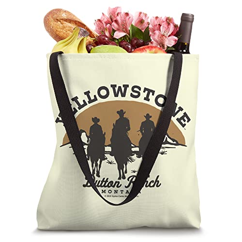 Yellowstone Dutton Ranch Cowboy Group Tote Bag