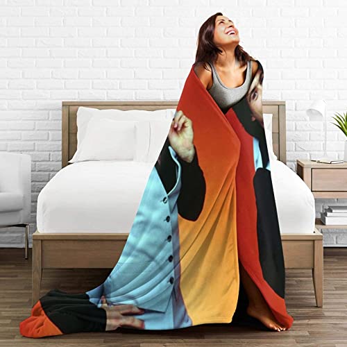DOTZRLT Donny Singer Osmond Blanket Printed Flannel Blanket Home Decor Soft Comfortable Warm Throw Blankets 60"x50"