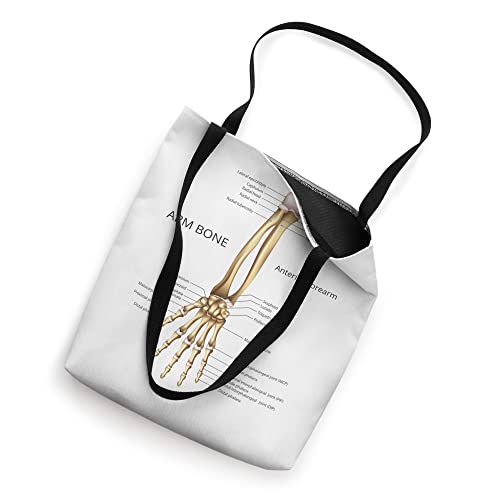 Funny Anatomy Arm Bon Human Anatomical Science Education Tote Bag