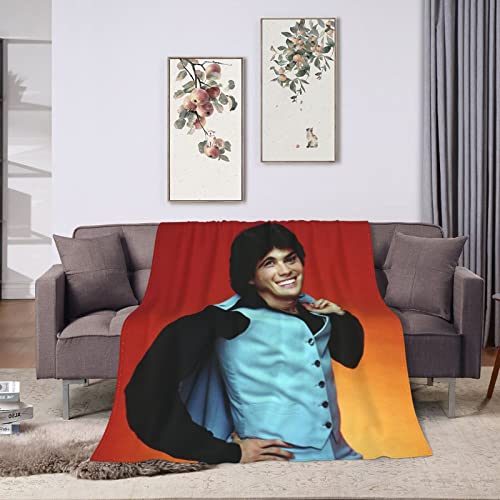 DOTZRLT Donny Singer Osmond Blanket Printed Flannel Blanket Home Decor Soft Comfortable Warm Throw Blankets 60"x50"