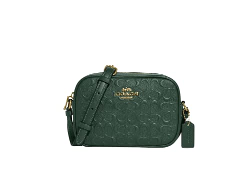 COACH Mini Jamie Crossbody In Signature Leather (IM/Everglade)