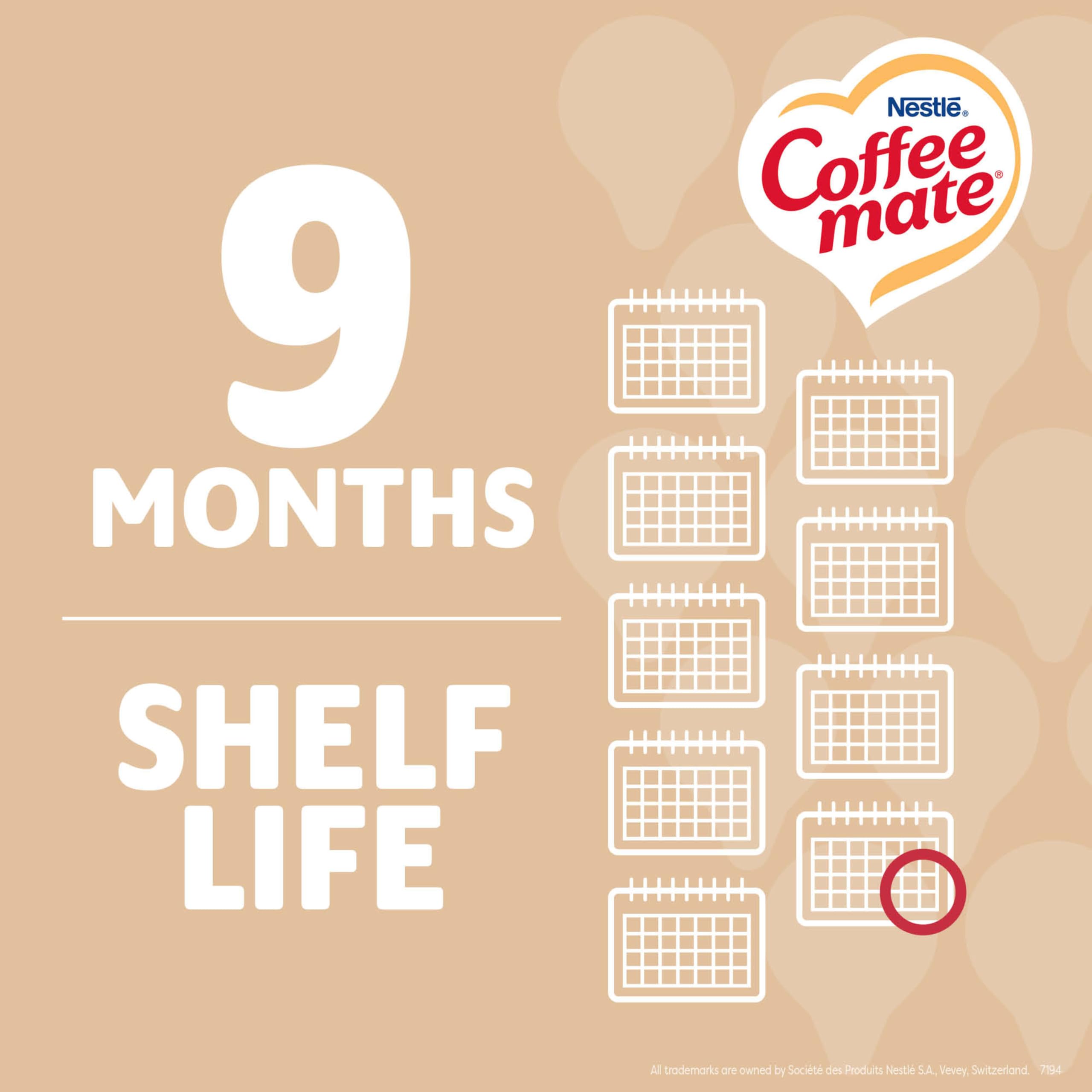 Nestle Coffee mate Coffee Creamer, Original, Liquid Creamer Singles, Non Dairy, No Refrigeration, Box of 180
