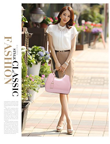 Women's Clutch Bag Chic Tote Handbag Shoulder Bag Solid Color Crossbody Bag