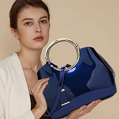 Women's Clutch Bag Chic Tote Handbag Shoulder Bag Solid Color Crossbody Bag
