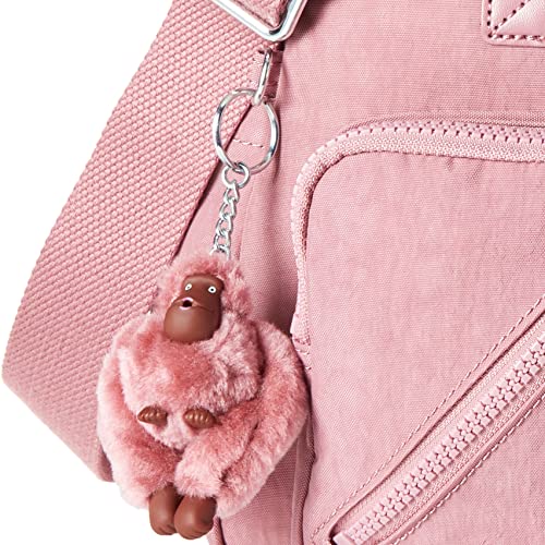Kipling Womens Women's Cool Defea Bag, Organize Accessories, Adjustable Strap, Nylon Travel Shoulder Bag, Sweet Pink, 13 L x 9.5 H 7.5 D US