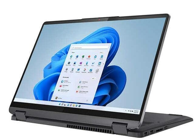 Lenovo 2023 Flex 5 2-in-1 14″ IPS Glass 2.2K Touchscreen AMD 8-Core Ryzen 7 5700U Radeon Graphics 16GB RAM 1TB NVMe SSD WiFi AX HDMI USB-C FHD Webcam Fingerprint Backlit Windows 11 Pro w/RE USB