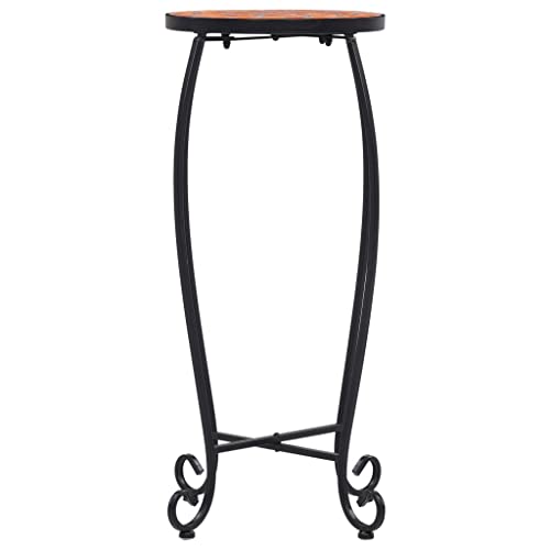CUMYZO Mosaic Tables 3 pcs Terracotta Ceramic 11.1kg/24.42ib Plant Stands