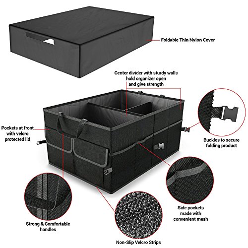 ZBOYZ Car Storage Organizer Car Storage Collapse Car Storage Organizer Automobiles Interior Accessories Trunk Organizer