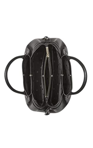 Kate Spade Dumpling Large Satchel Shoulder Hobo Bag Tote Leather In Gold Black
