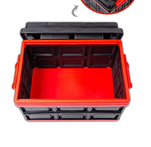 WDBBY Car Trunk Storage Box, Double-Layer Storage, Foldable Car Storage Box, Rear Trunk Storage Box, Storage Box
