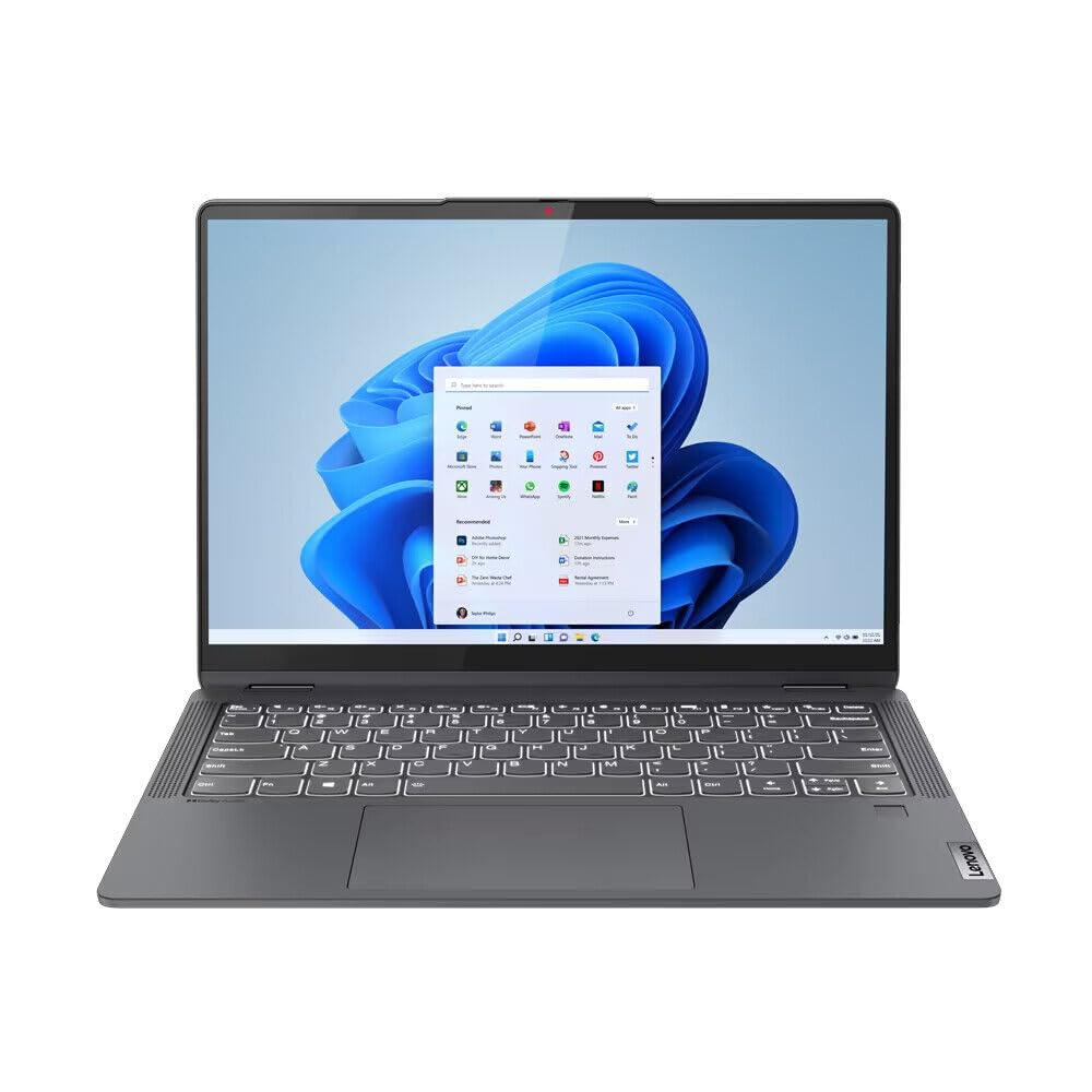 Lenovo IdeaPad Flex 5 14IAU7 14" 2.8K Touchscreen Laptop Core i7-1255U 16GB RAM 512GB SSD M.2 2242 PCIe NVMe Backlit Keyboard Wi-Fi 6 Fingerprint Reader Windows 11 Home (Renewed)