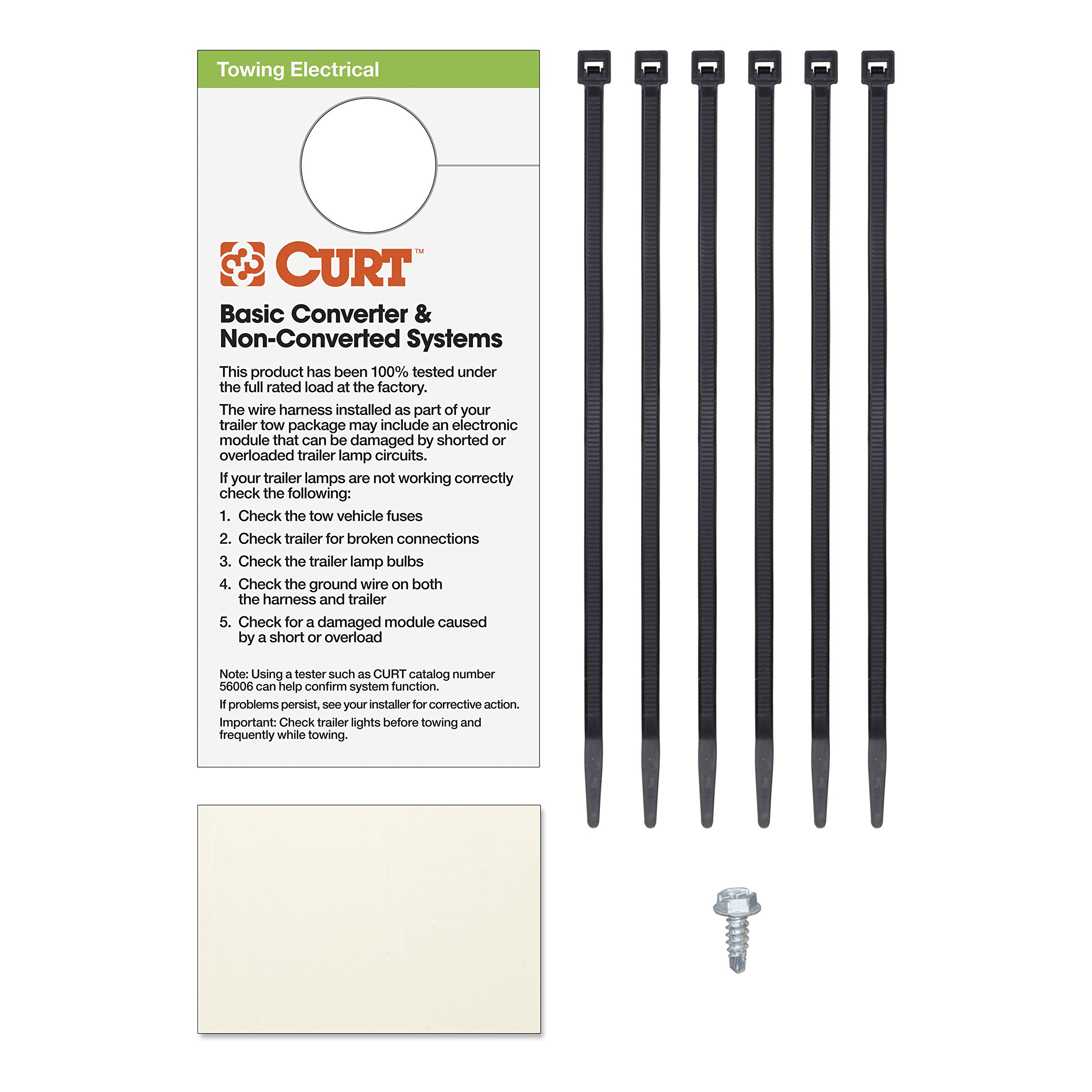 CURT Class 2 Trailer Hitch Bundle with Wiring for 2012-2016 Dodge Journey - 12134 & 56109